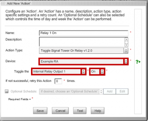 Add New Action- Device and Toggle - AVTECH