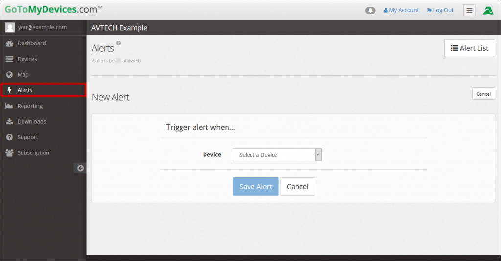 GTMD_New_Alert - AVTECH