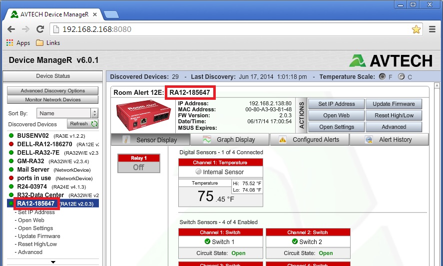 Serial_Number_ADM - AVTECH
