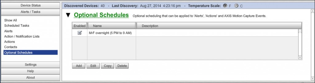 ADM_Schedules_List - AVTECH