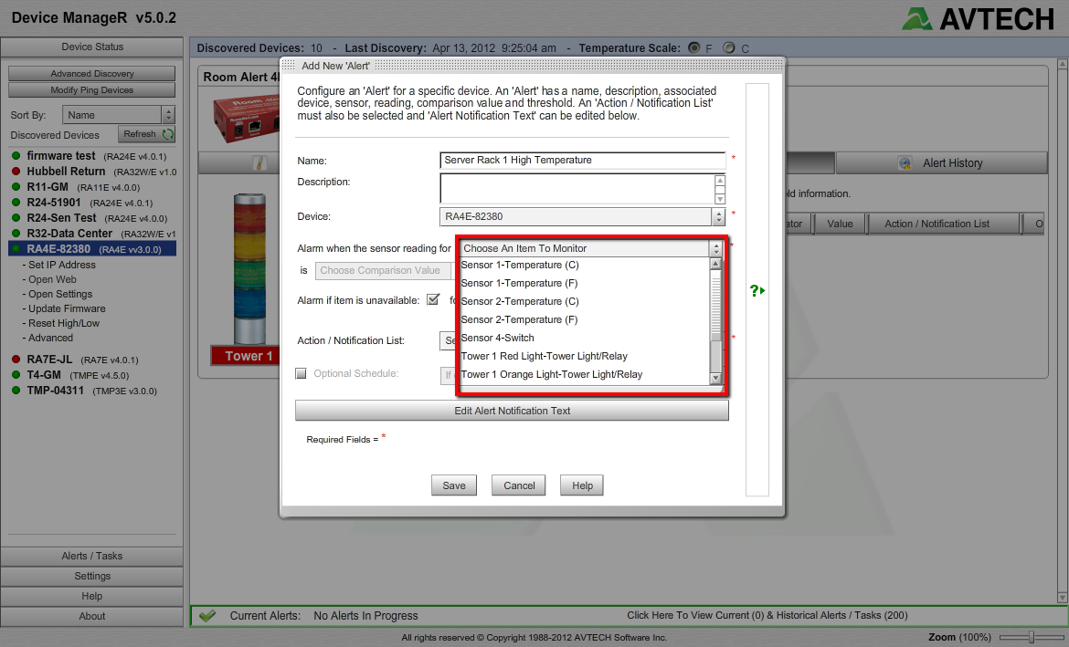 Creating_Alert-5 - AVTECH