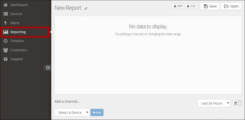 GTMD_Reporting_NewReport_Blank - AVTECH