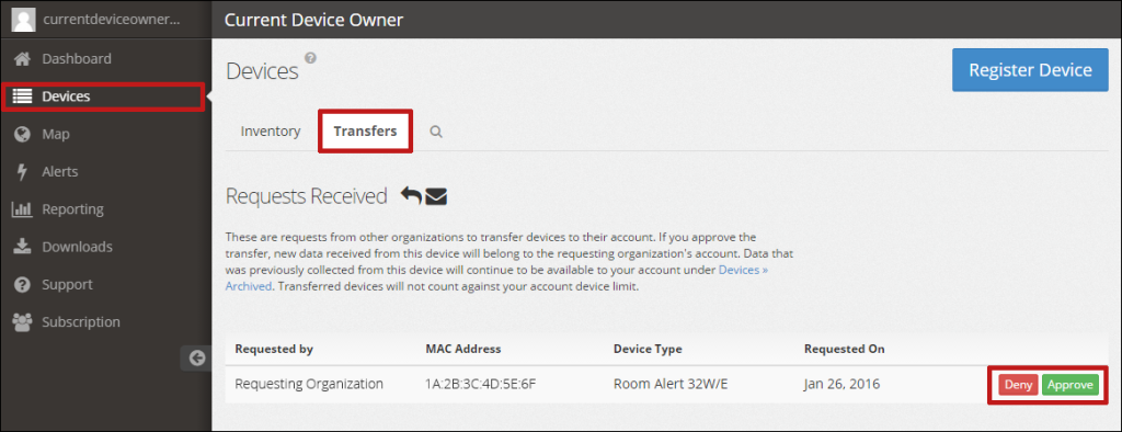 GTMD_Devices_Transfers_RequestReceived_ApproveDeny - AVTECH