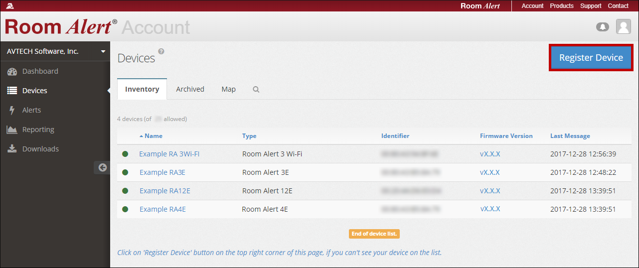 RAA_Register_Device1 - AVTECH