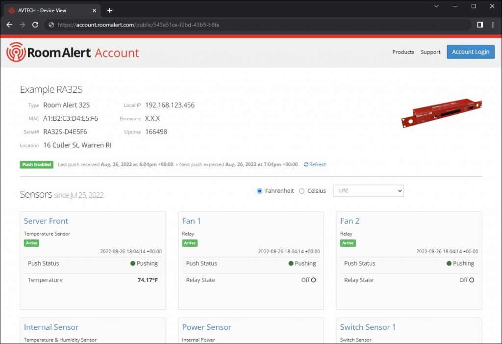 How To Create Public URLs In Your RoomAlert.com Account - AVTECH