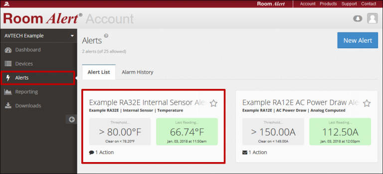 RAA_Alerts_Alert_List - AVTECH