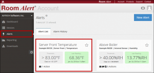 How To Set Your Timezone In Your RoomAlert.com Account - AVTECH