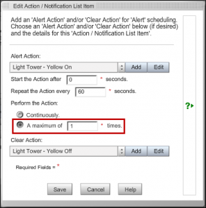How To Escalate Light Tower Actions In Device ManageR - AVTECH