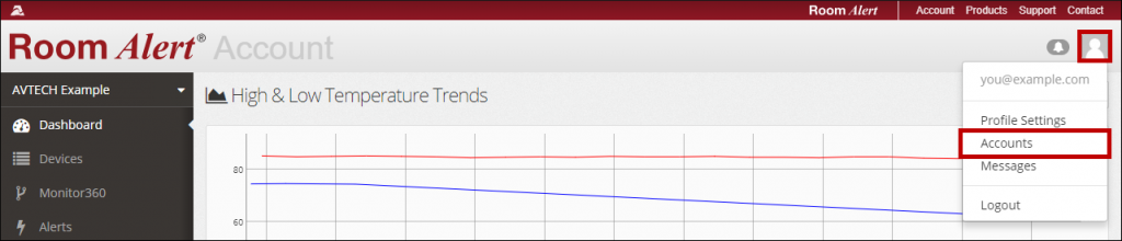 How To Edit Delivery Preferences For RoomAlert.com Weekly Status Reports - AVTECH