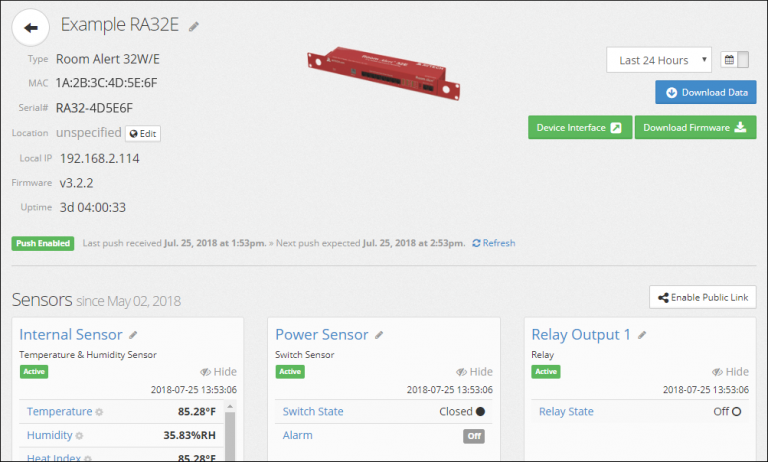 How To Hide And Unhide Sensors In Your RoomAlert.com Account - AVTECH