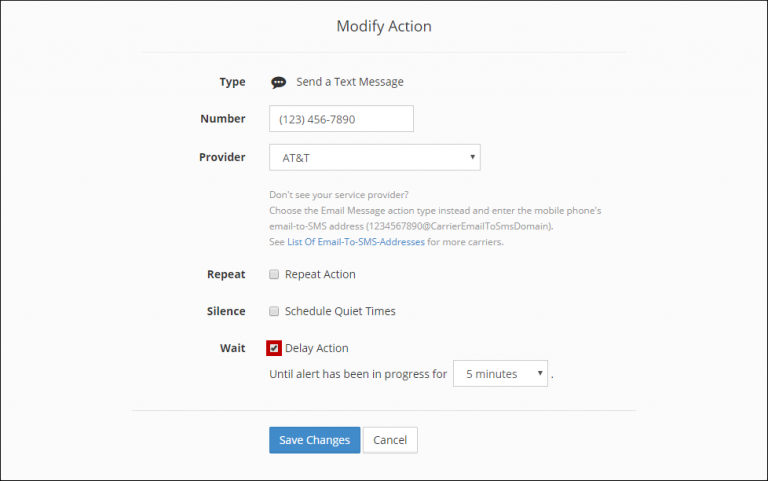 How To Delay Actions In Your RoomAlert.com Account - AVTECH