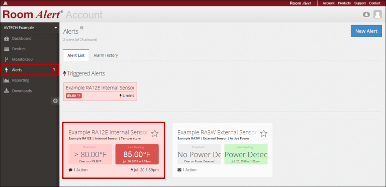 How To Comment On Alerts In Your RoomAlert.com Account (VIDEO) - AVTECH