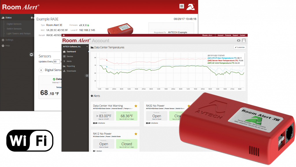 Announcing the Room Alert 3 Wi-Fi 2.0 Release! - AVTECH