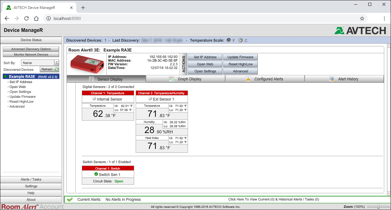 ADM_RA3E_Sensor_Display - AVTECH