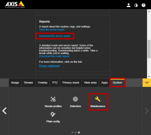 How To Retrieve Logs From An Axis Camera - AVTECH