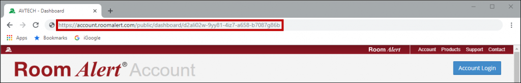 How To Create Public URLs In Your RoomAlert.com Account - AVTECH