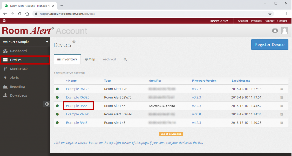 How To Open Your Room Alert Monitor's Built-in Web Interface - AVTECH