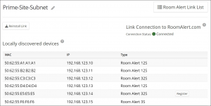 How To Discover Room Alert Devices With Link - AVTECH