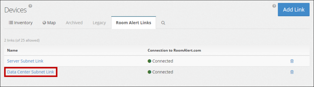 How To Discover Room Alert Devices With Link - AVTECH