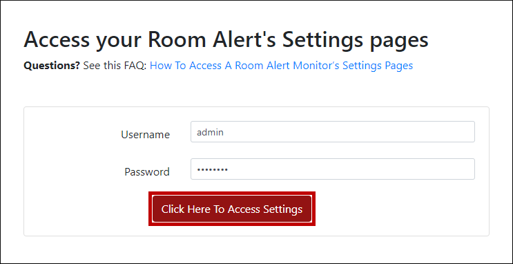 RA32S_Settings_Login - AVTECH