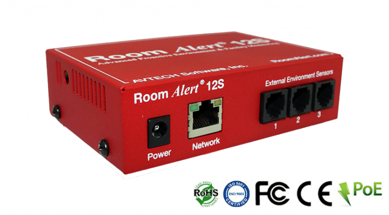 Continuing The Room Alert PRO Line...Announcing The Room Alert 12S - AVTECH