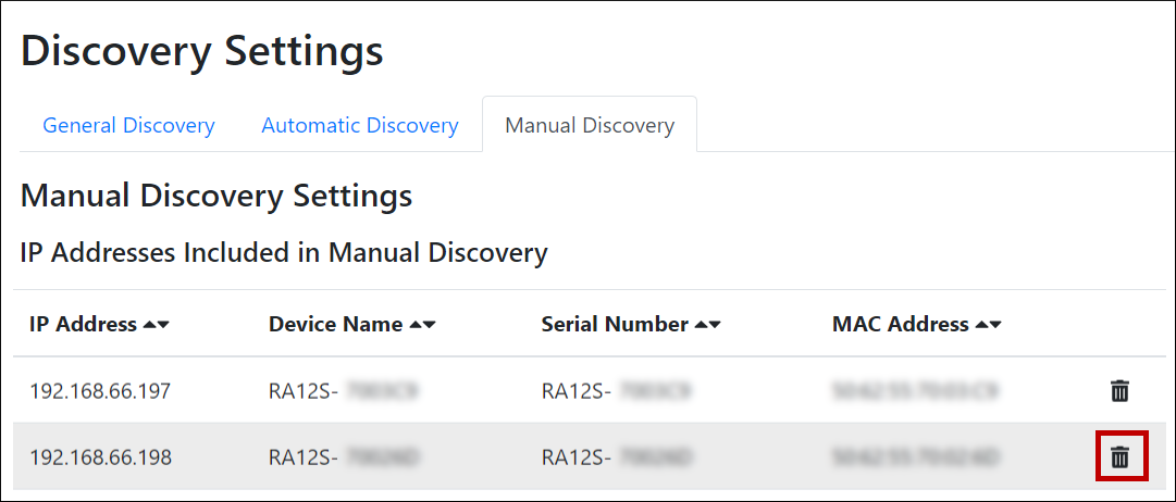 RAM_ManualDiscovery_Delete - AVTECH