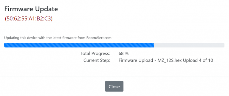 How To Update Firmware On Room Alert Monitors - AVTECH