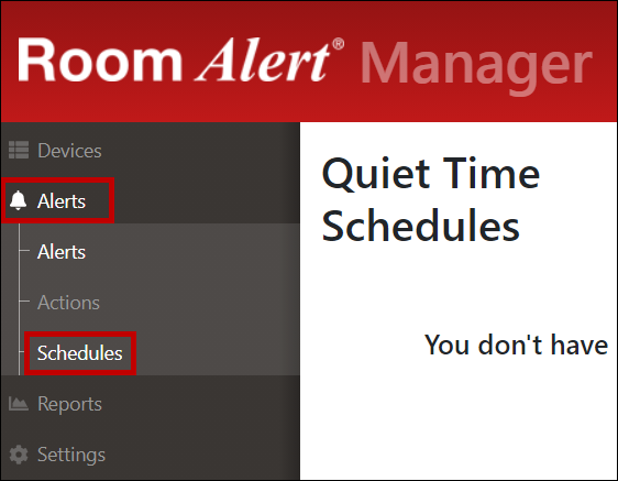 RAM_Alerts_Schedules - AVTECH