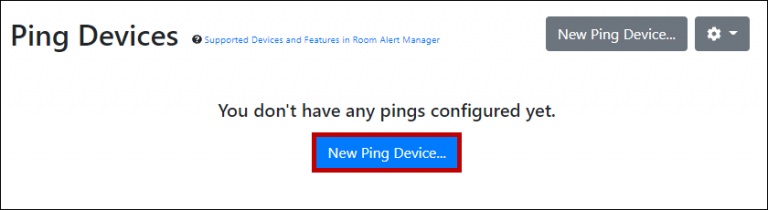 How To Configure Pings In Room Alert Manager - AVTECH