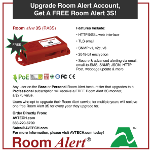 Made To Upgrade - Upgrade Room Alert Account To Professional or Higher ...