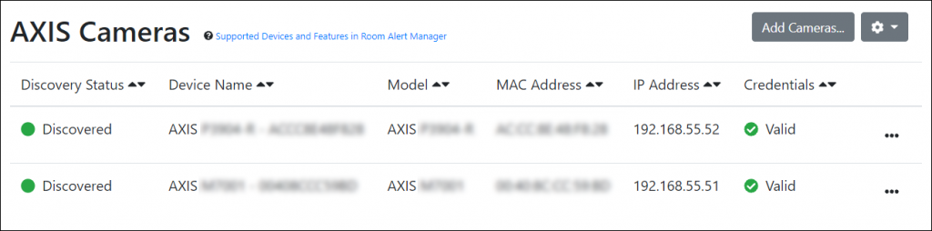 How To Discover Axis Cameras In Room Alert Manager - AVTECH