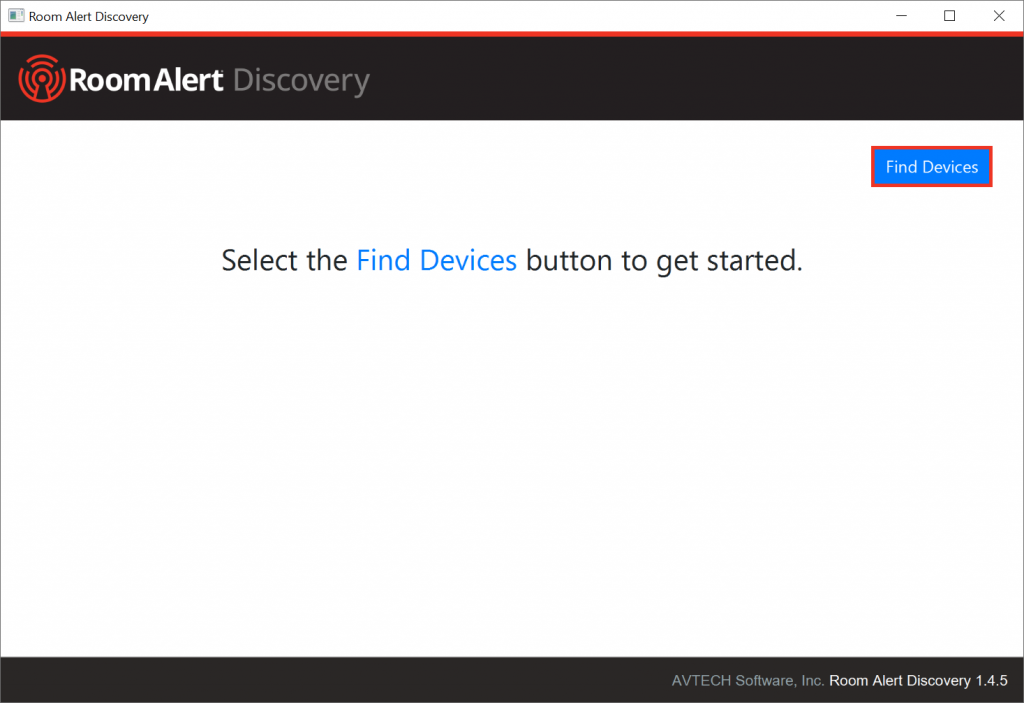 How To Discover Devices With Room Alert Discovery - AVTECH
