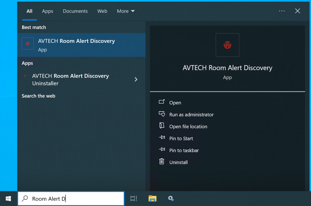 How To Install Room Alert Discovery Utility - AVTECH