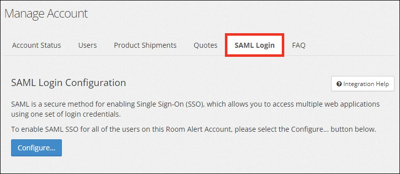 ManageAcct_SAML_Login_Tab - AVTECH