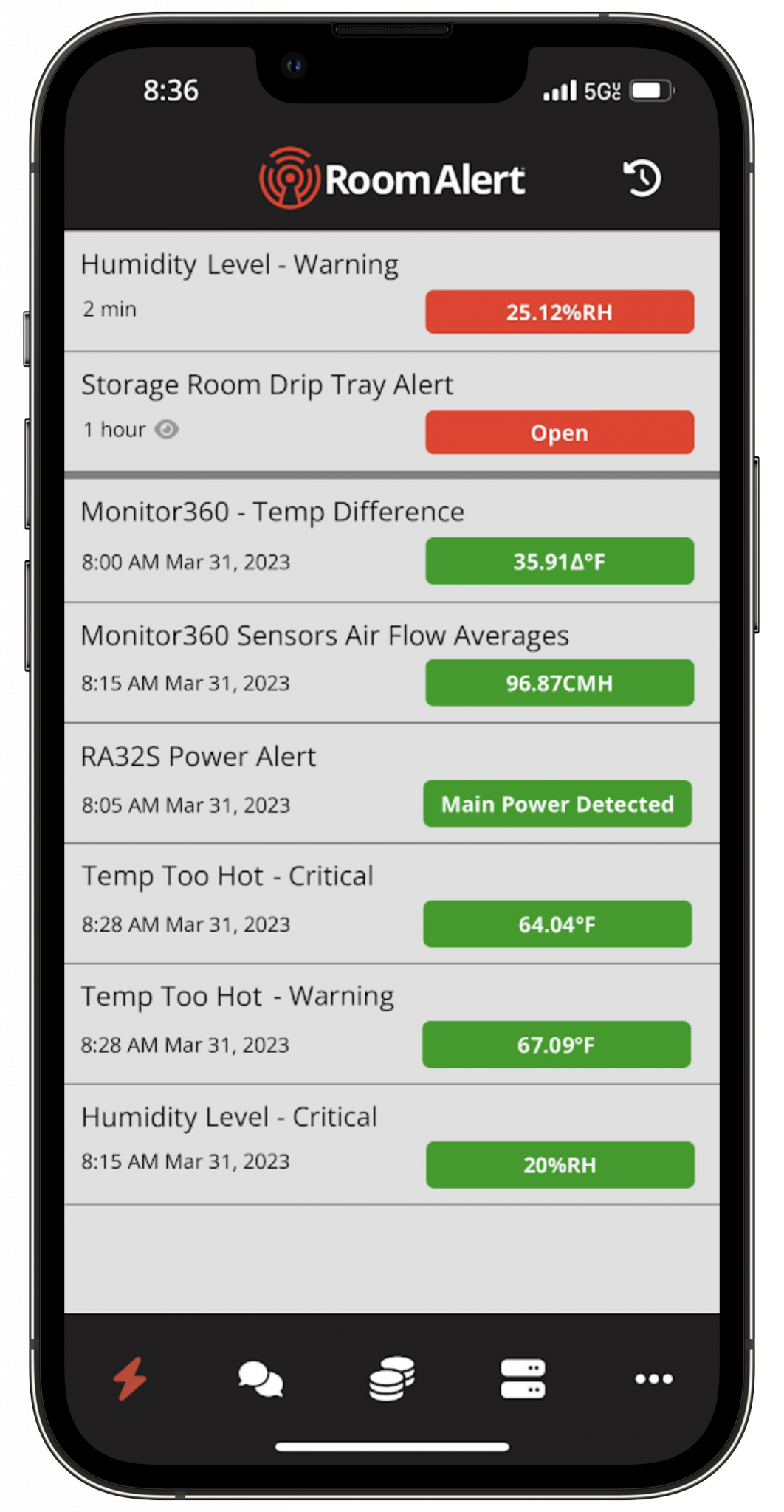 An Overview Of The Room Alert Mobile App - AVTECH
