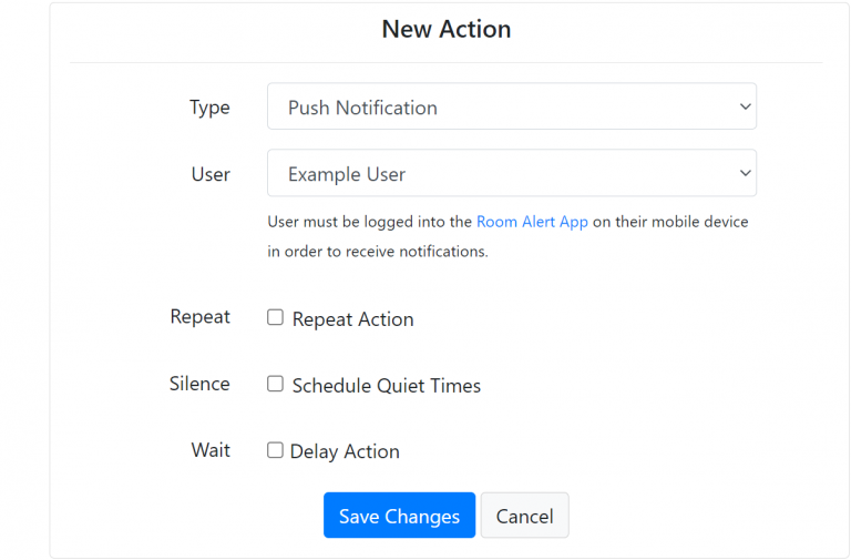 How To Manage Room Alert App Push Notifications - AVTECH