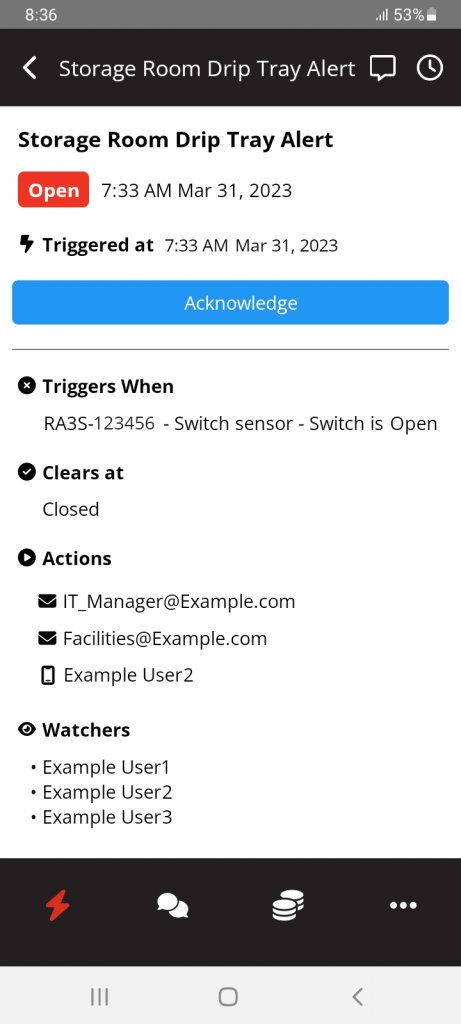 The New Room Alert Mobile App - Environment Monitoring With A Mobile ...