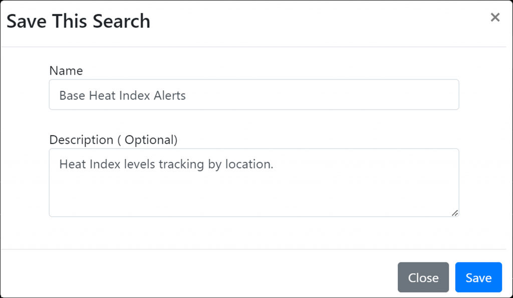 How To Save Searches In Room Alert Account - AVTECH